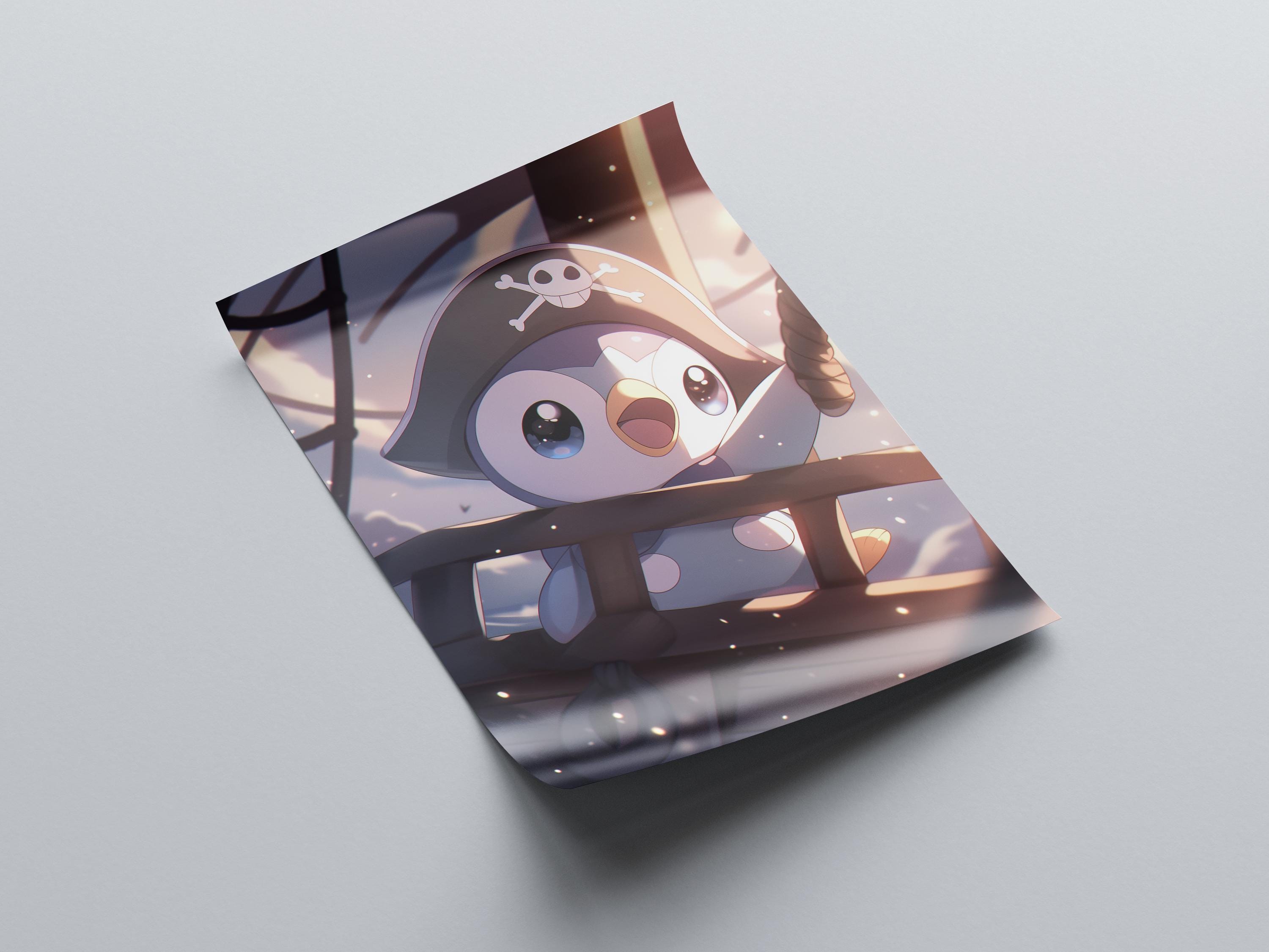 Piplup Poster | Digital Download | Pokemon Poster | Pokemon Gift ...