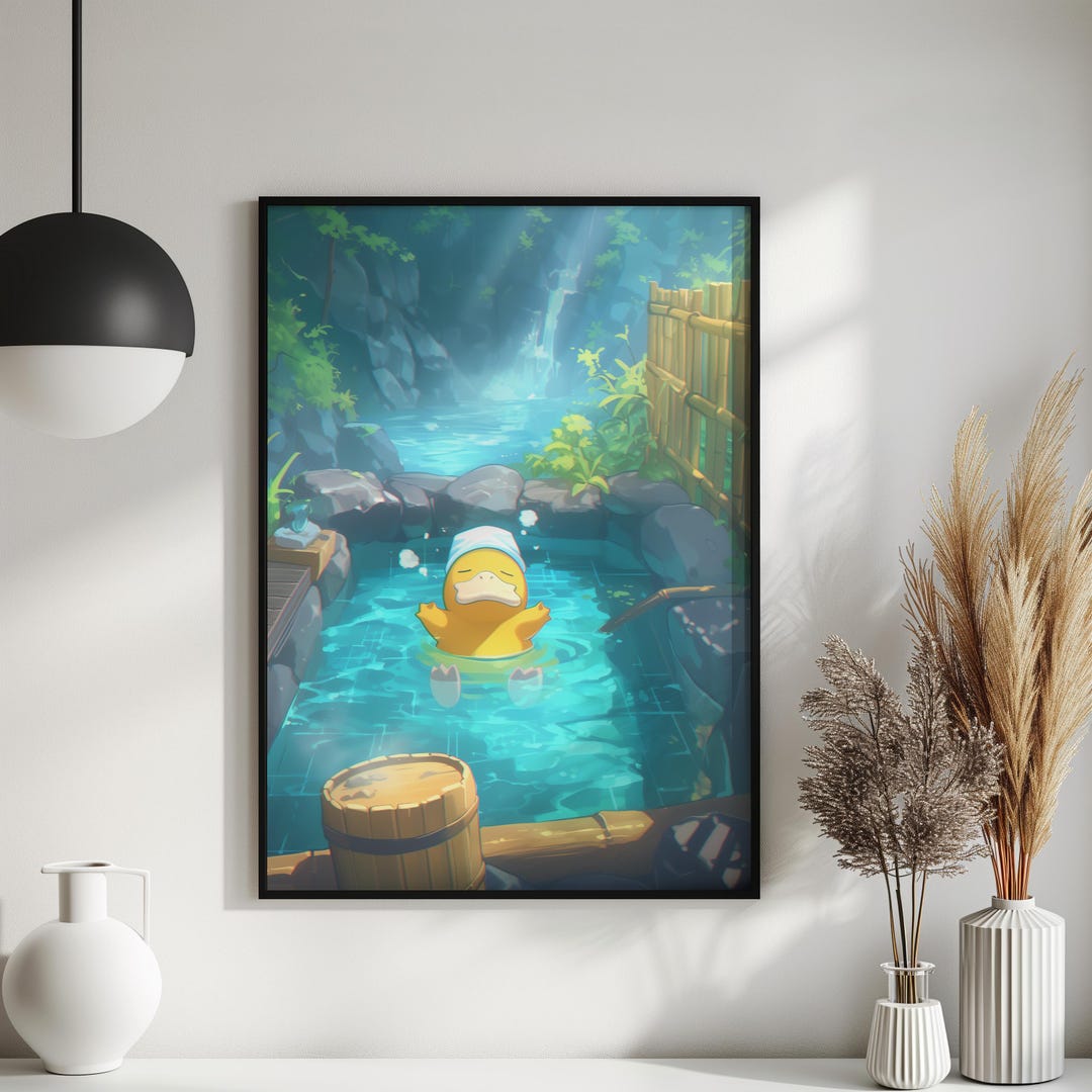 Psyduck Poster | Digital Download | Pokemon Poster | Pokemon Gift ...