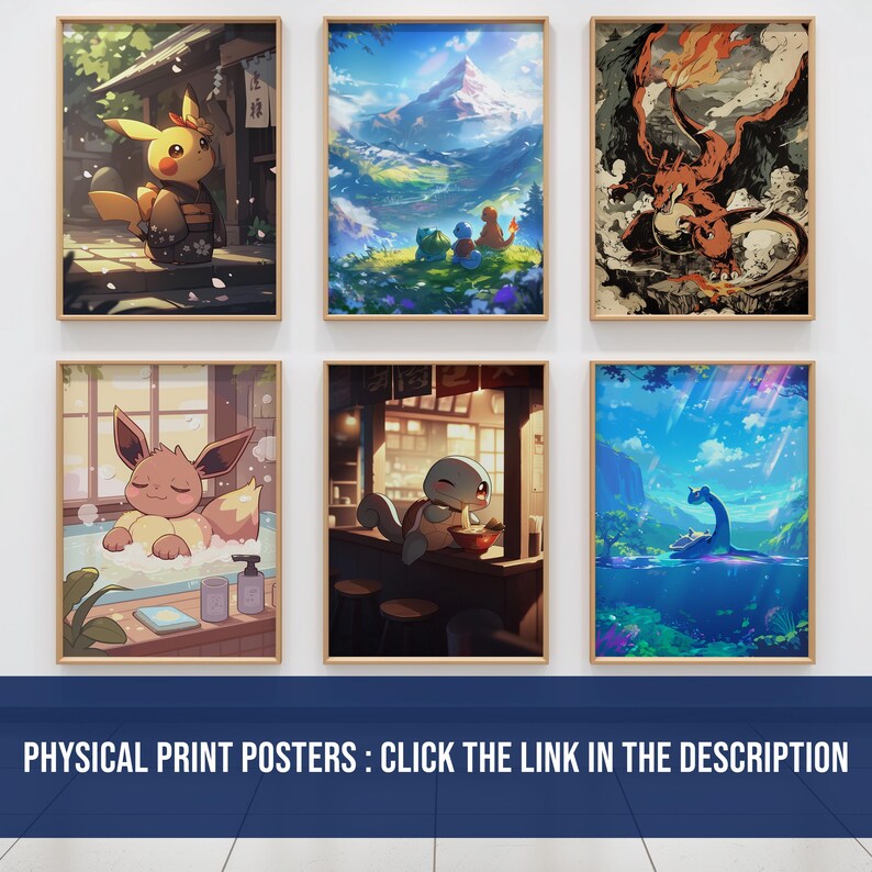 Pikachu Samurai Poster | Digital Download | Pokemon Poster | Pokemon ...
