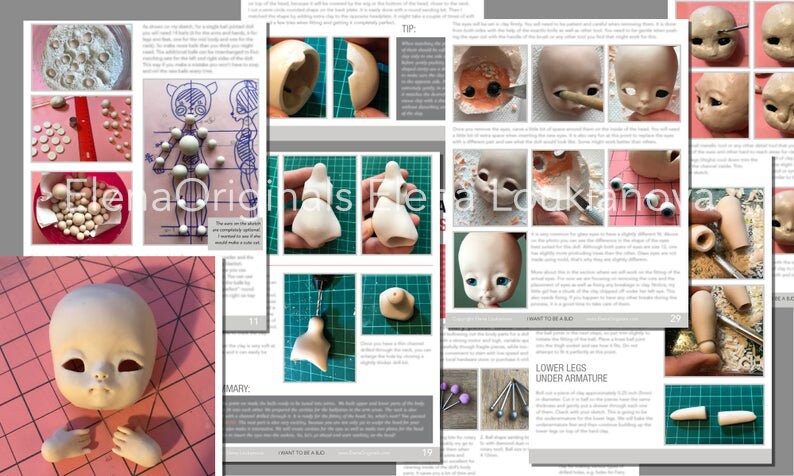 BJD Making Tutorial Ball Jointed Doll Class Full Tutorial Instant ...