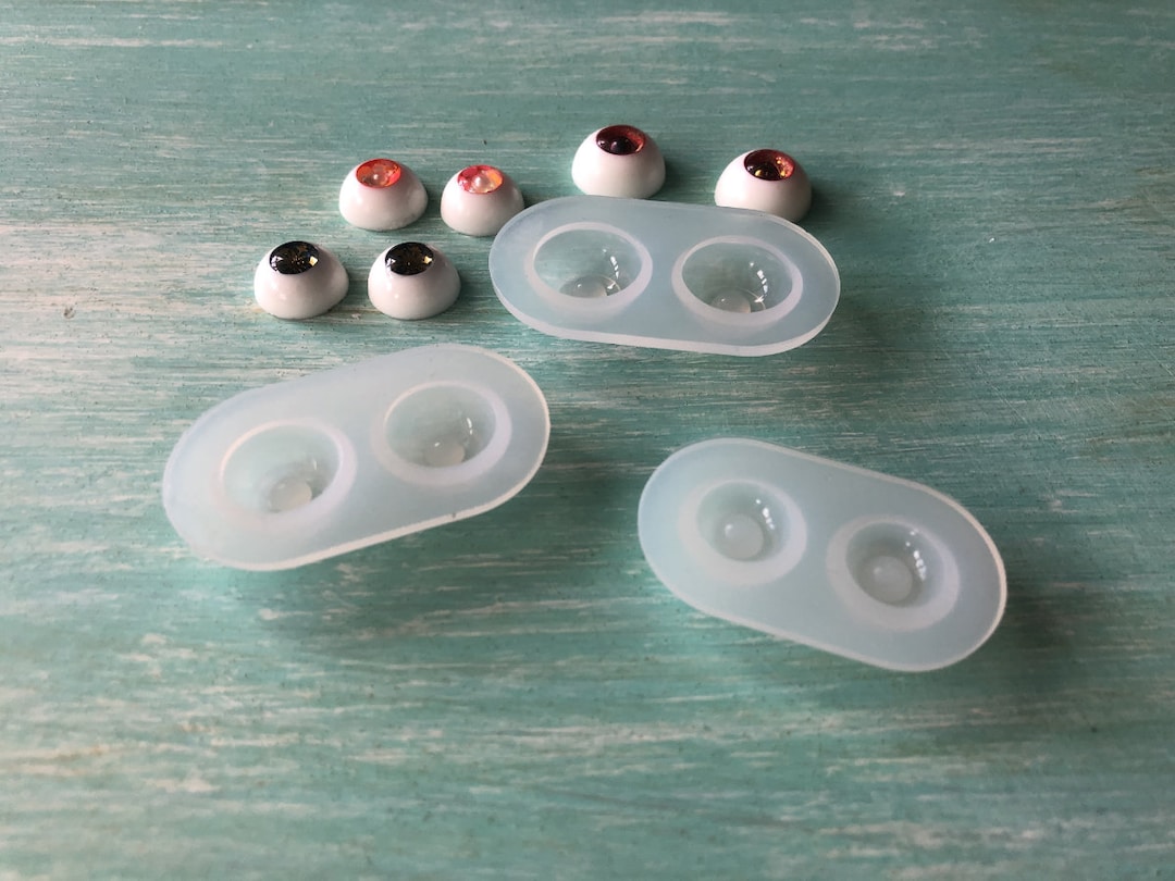 Silicone Eye Mold for Making Doll Eyes for BJD Ball Jointed Doll Craft ...