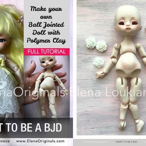 BJD Making Tutorial Ball Jointed Doll Class Full Tutorial Instant ...