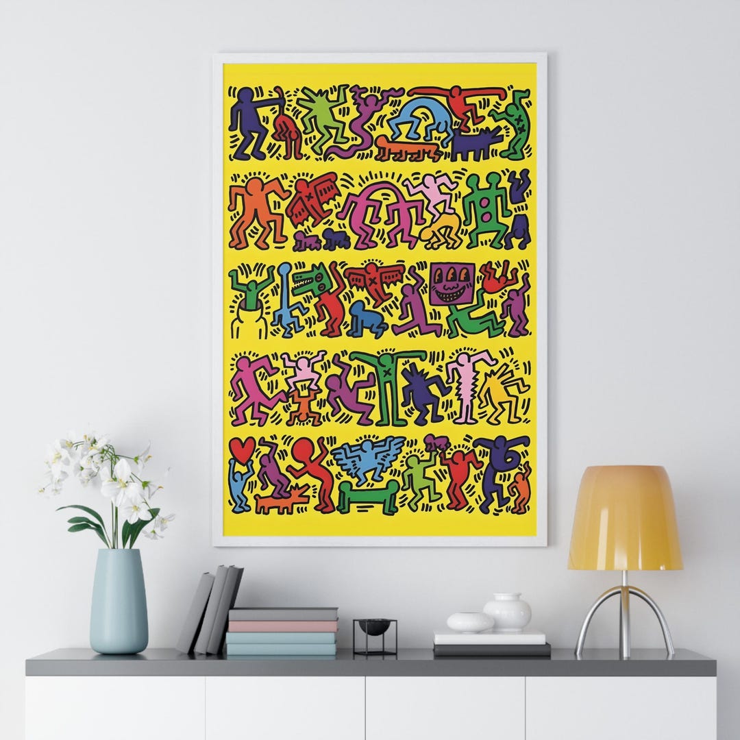 Keith Haring Poster Digital Version. Three Sizes, 60x90cm / 50x70cm ...