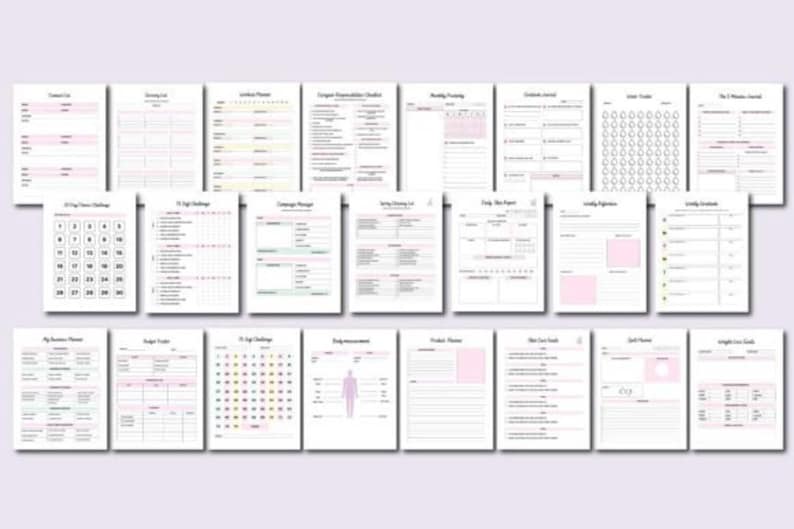 Editable Canva Planner Templates: Daily, Weekly, Monthly (digital ...