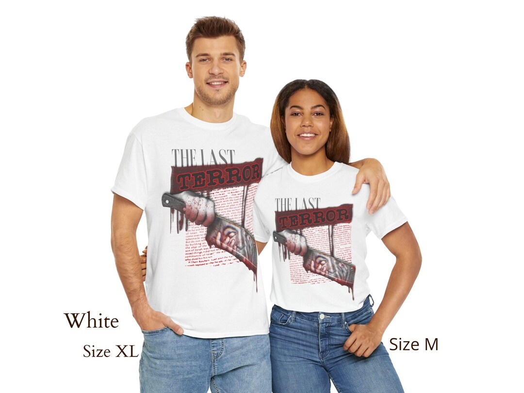 Horror Graphic T-shirt, the Last Terror Slasher Tee, Gildan 5000 Unisex ...