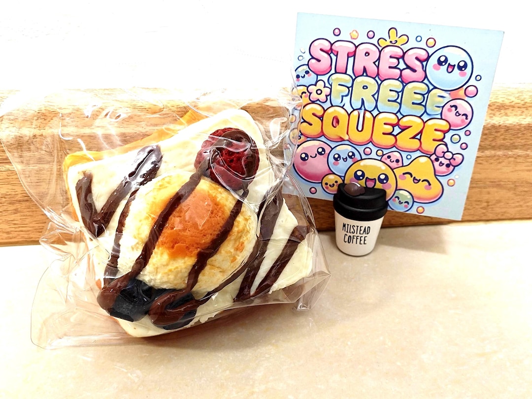 Handmade Toast Squishy: Food-grade Stress Relief Toy - Etsy