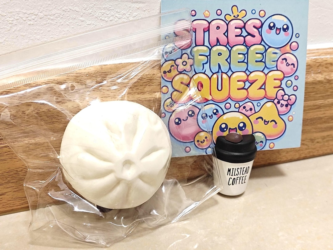 Dim Sum Squishy: Handmade Bao Bun Stress Relief Toy - Etsy
