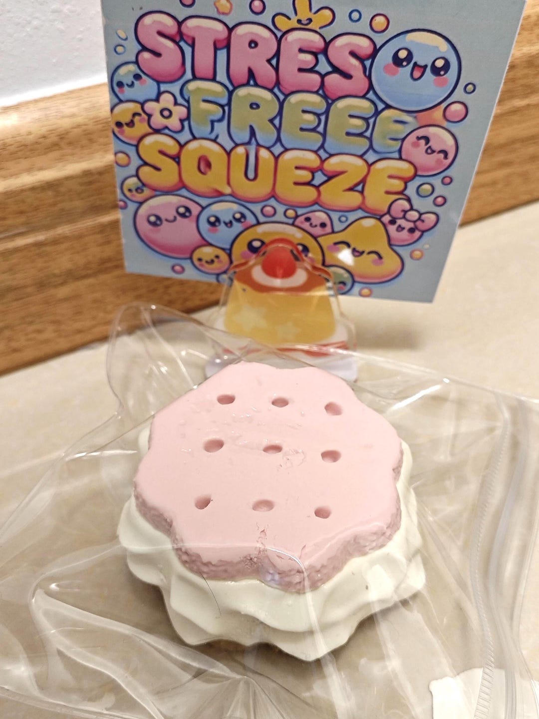 Biscuit Taba Squishy Squeeze Toy Stress Ball Novel Fidget Toy Stress ...