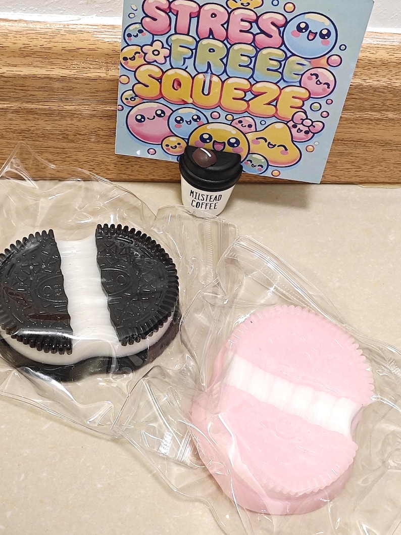 Oreo Taba Squishy Squeeze Toy Stress Ball Novel Fidget Toy Fun Gift for ...