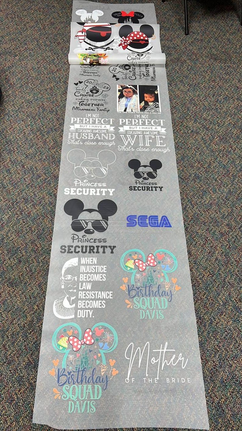 Disney Mickey and Minnie Mouse Happy Hanukkah DTF Transfer,chanukah ...