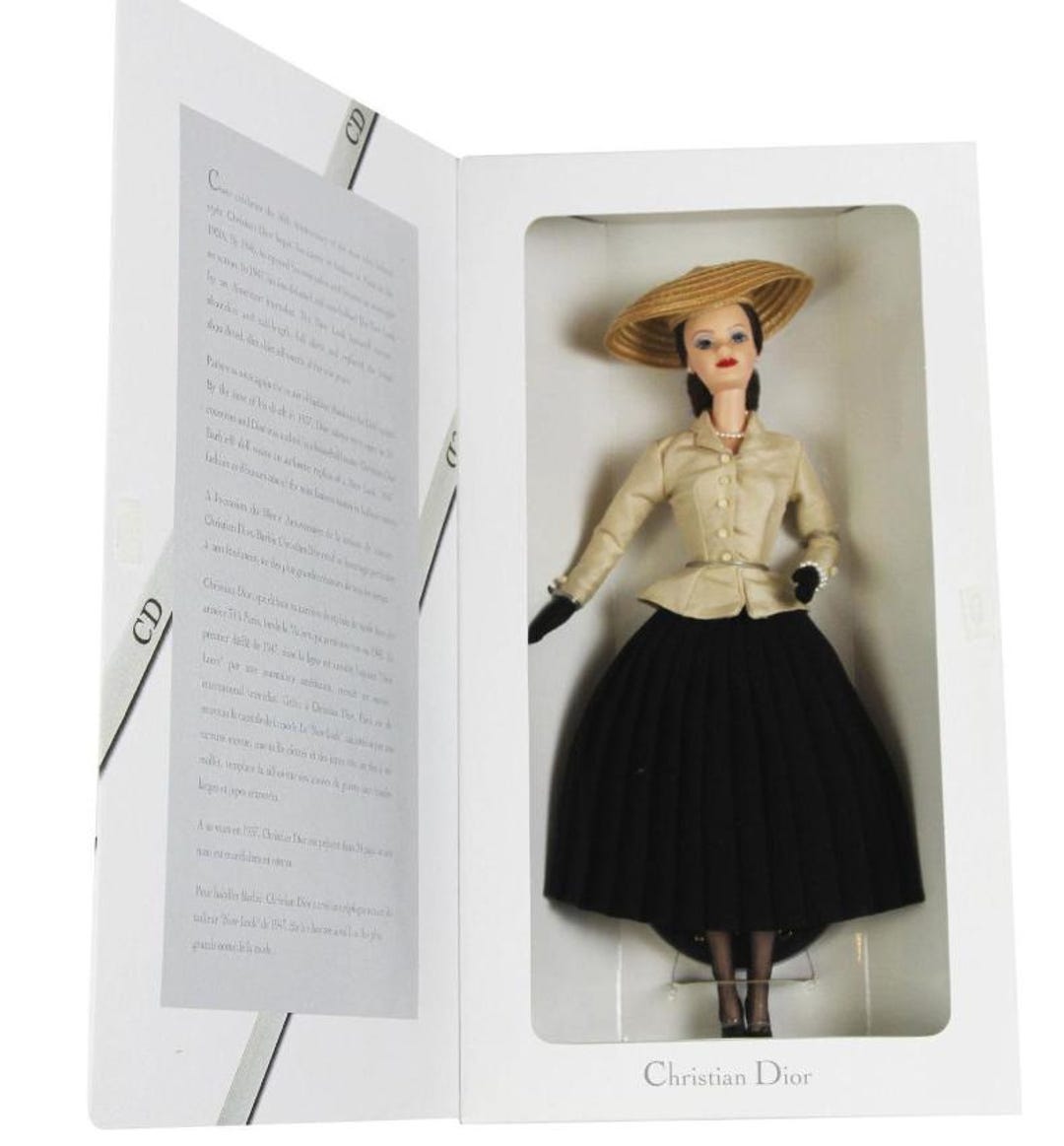 Mattel Barbie Doll Dior Barbie Doll 50th Anniversary Christian Dior ...