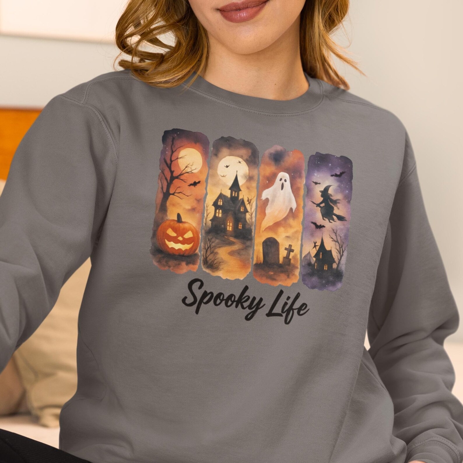 Spooky Life PNG | Halloween Sublimation Design | Cute Spooky Season ...