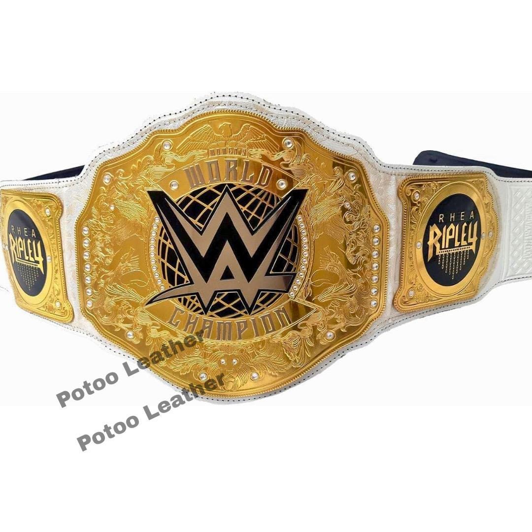 Handmade Rhea Ripley WWE Belt Championship Replica Title, 2mm Plate ...