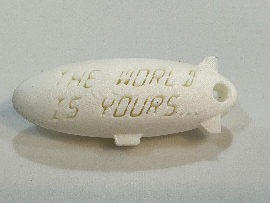 Scarface Blimp "the World is Yours" Keychain - Etsy