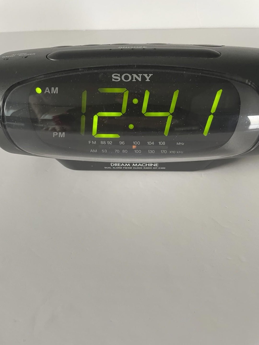 Vintage Sony Dream Machine Dual Digital Alarm Clock Radio FM/AM ICF ...