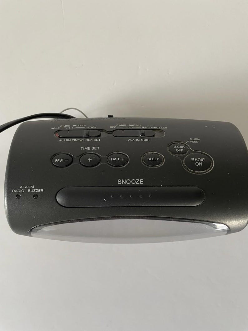 Vintage Sony Dream Machine Dual Digital Alarm Clock Radio FM/AM ICF ...