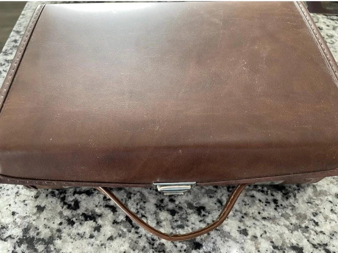 12 Cassette Carry Tape Case Holder Faux Leather 1990’s - Etsy