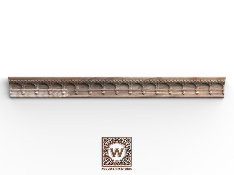 Wooden Molding for Interior Design, Gothic Arch Ornament - Etsy