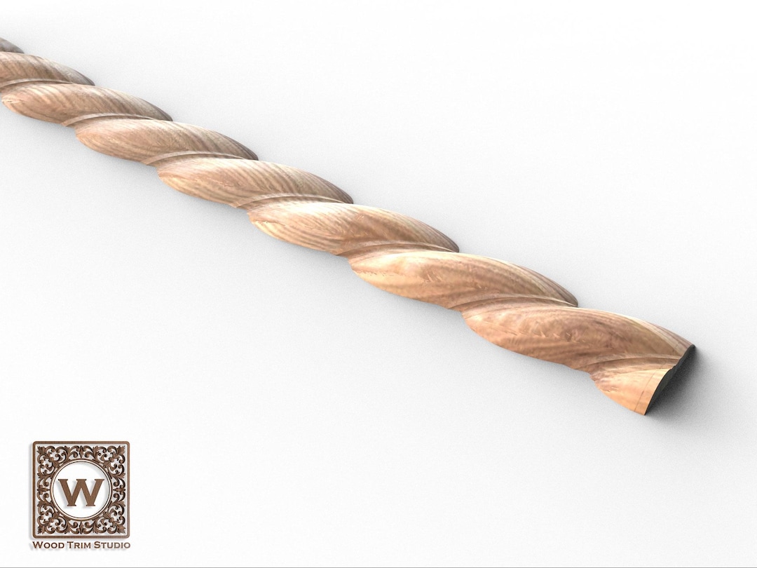 Carved Rope Molding – Spiral Carved Trim for Classic Interiors - Etsy