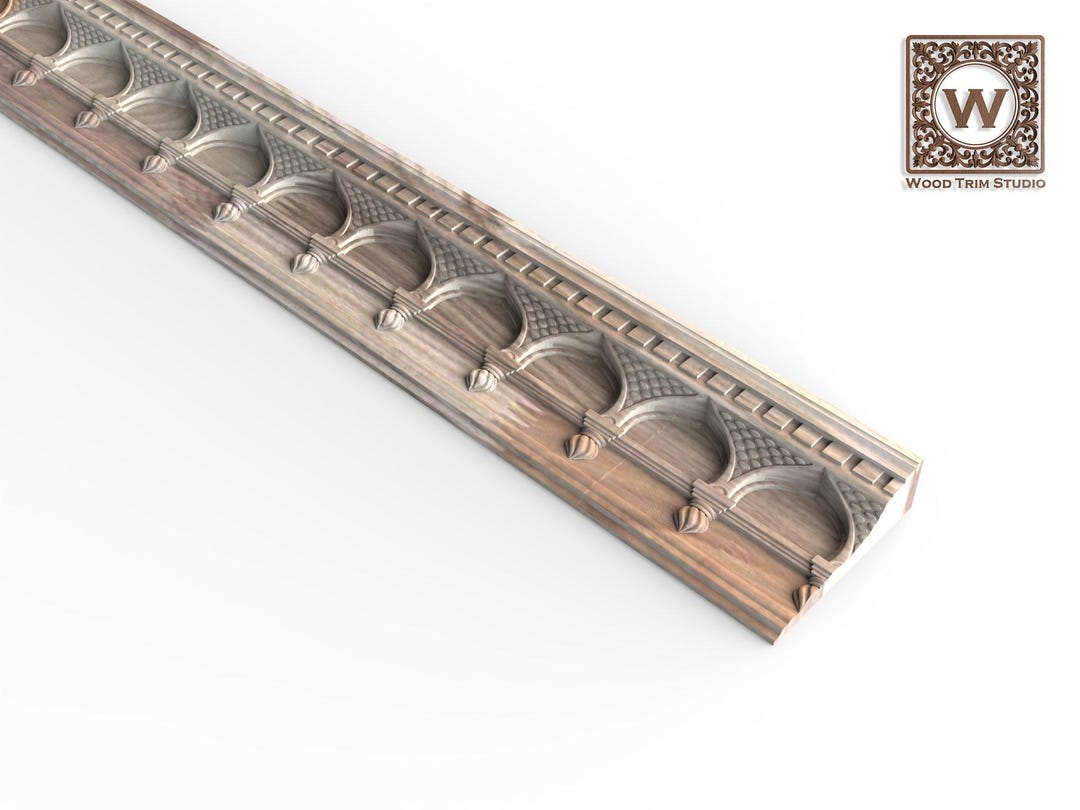 Wooden Molding for Interior Design, Gothic Arch Ornament - Etsy