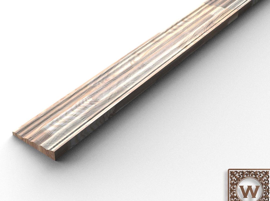 Wave Wood Molding – Minimalist Trim in Natural Wood - Etsy
