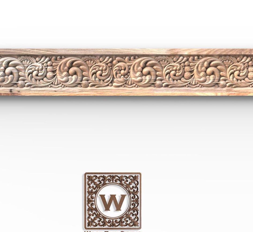 Decorative Wood Trim – Elegant Scroll Molding for Classic Interiors - Etsy