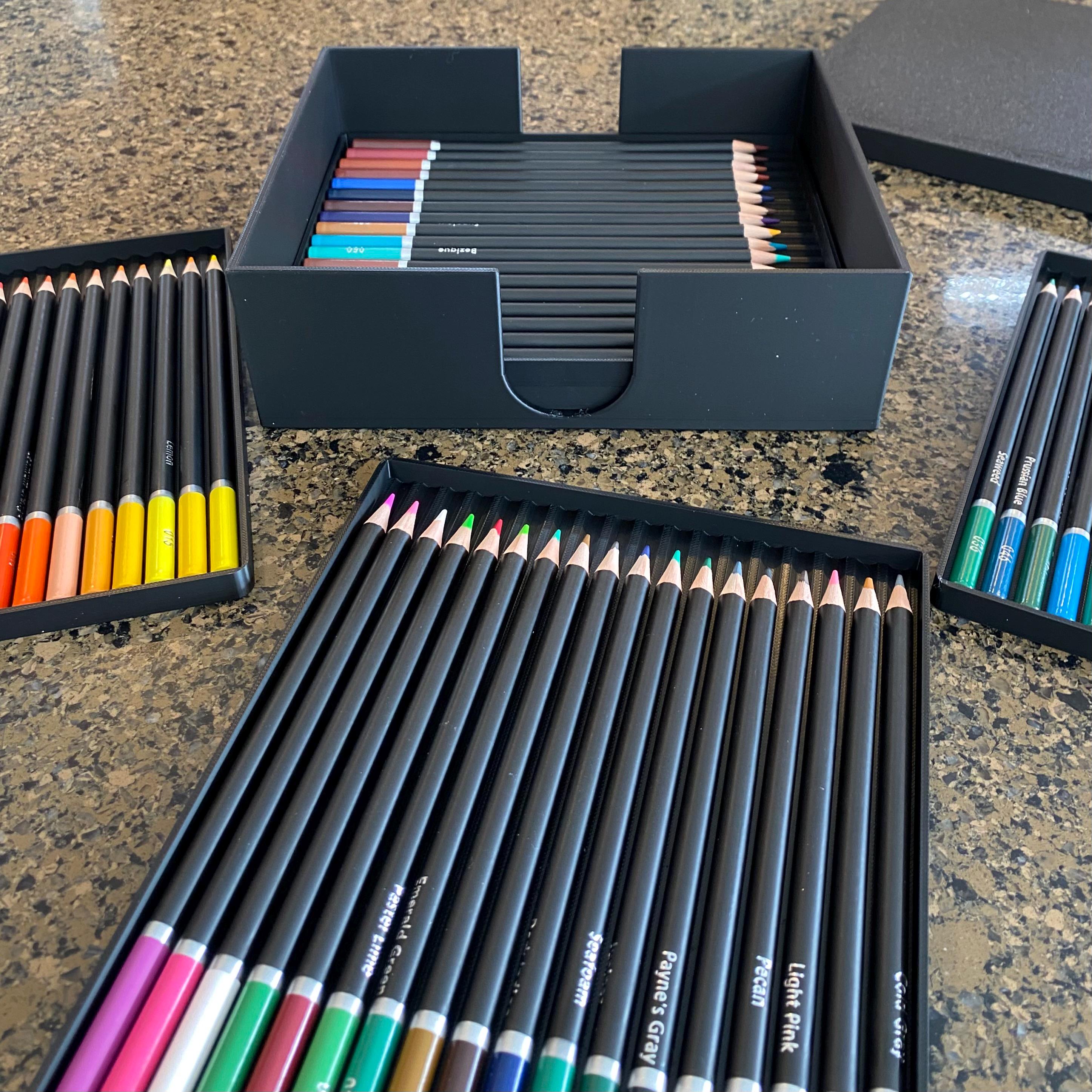 3-5-7 Multiple 18 Colored Pencil Storage Caddy - Etsy