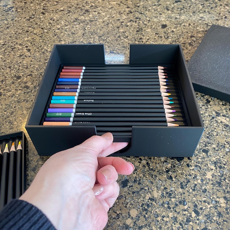 3-5-7-9 Tray 18 Colored Pencil Storage Caddy - Etsy