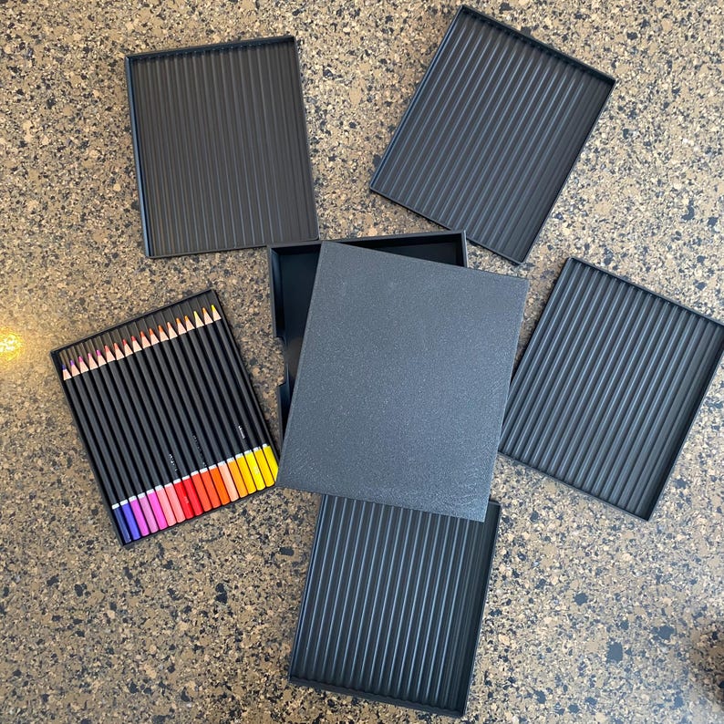 3-5-7-9 Tray 18 Colored Pencil Storage Caddy - Etsy