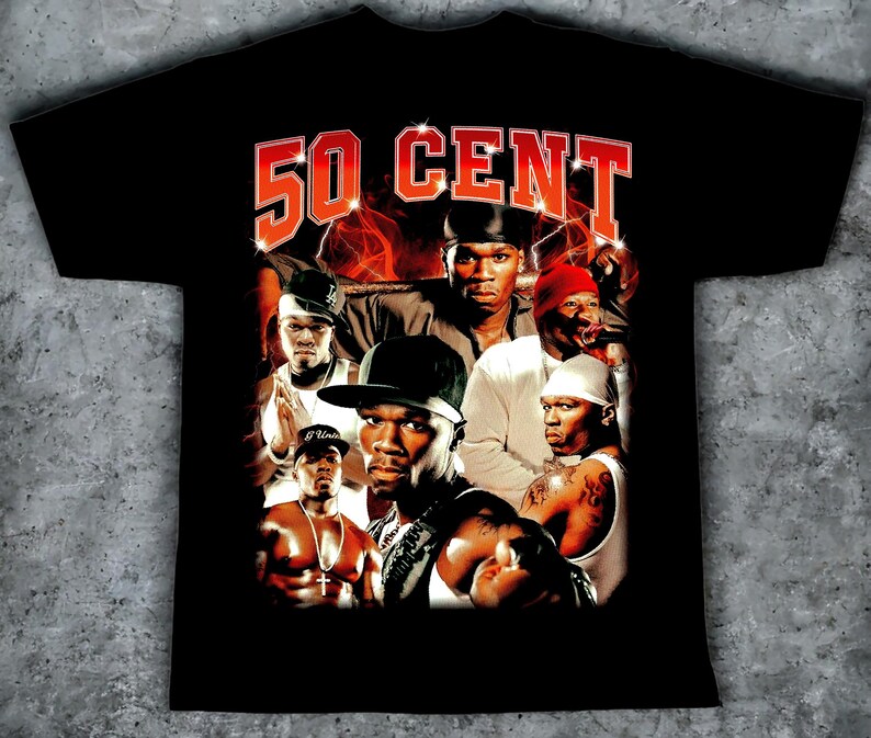 50 Cent Bootleg Oversized T-shirt - Premium Quality FREE SHIPPING ...