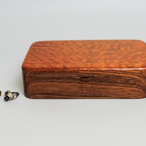 Handmade Wooden Box of Lacewood on Mahogany by Burlwoodbox - Etsy