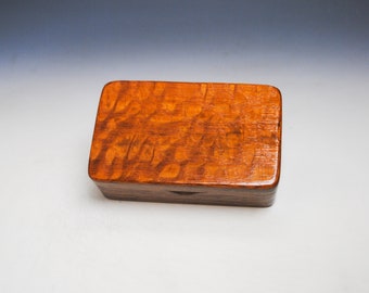 Very Small Wooden Box of Mahogany & Lacewood Handmade in America by ...