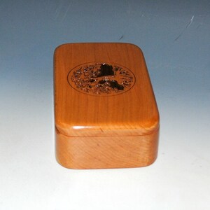 Wooden Box With Tree of Life Engraved on Cherry in Our Treasure Box ...