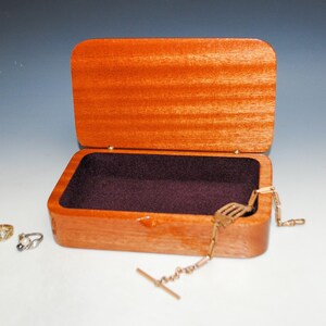 Handmade Wooden Box of Lacewood on Mahogany by Burlwoodbox - Etsy