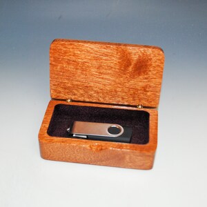 Very Small Wooden Box of Mahogany With Zebrawood by Burlwoodbox ...