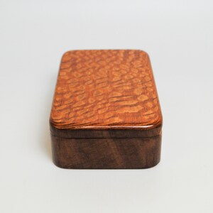 Handmade Wooden Box of Lacewood on Mahogany by Burlwoodbox - Etsy
