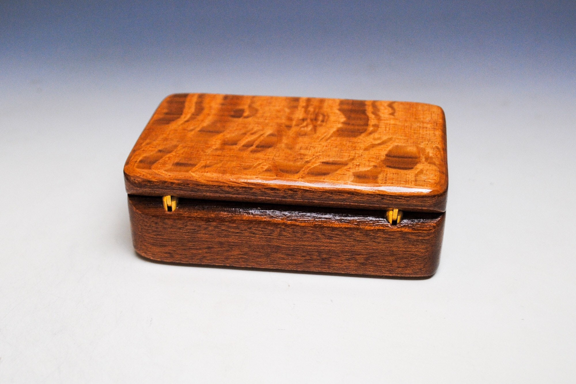 Very Small Wooden Box of Mahogany & Lacewood Handmade in | Etsy