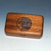 Small Wooden Box With Moon & Stars of Walnut Handmade Wood - Etsy