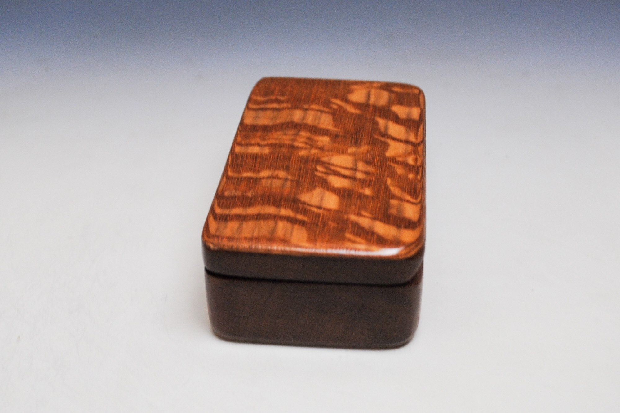 Very Small Wooden Box of Mahogany & Lacewood Handmade in | Etsy