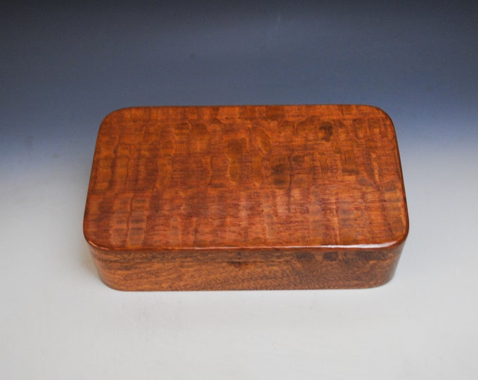 Handmade Wooden Box of Lacewood on Mahogany by Burlwoodbox - Etsy