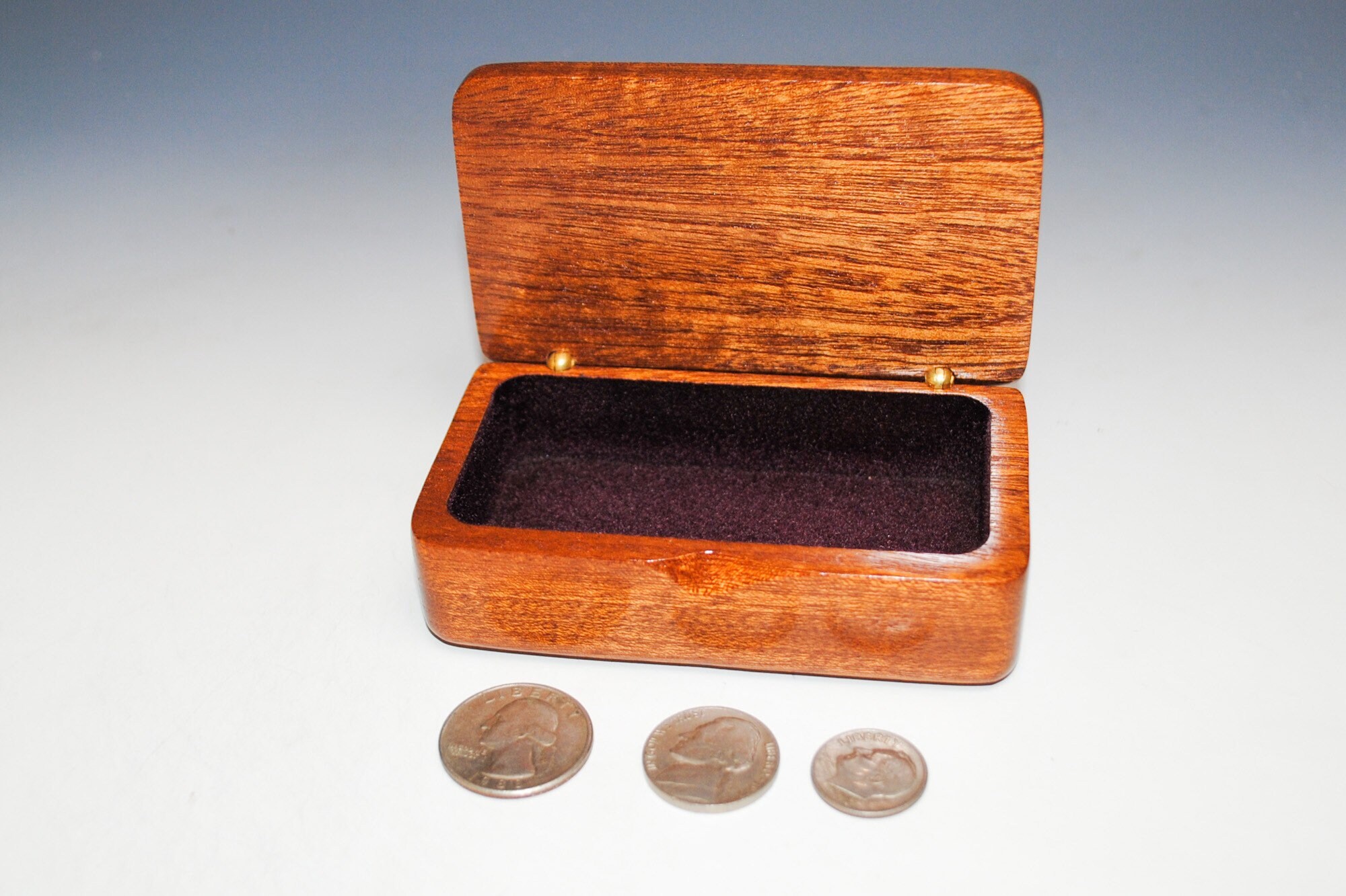 Very Small Wooden Box of Mahogany & Lacewood Handmade in | Etsy