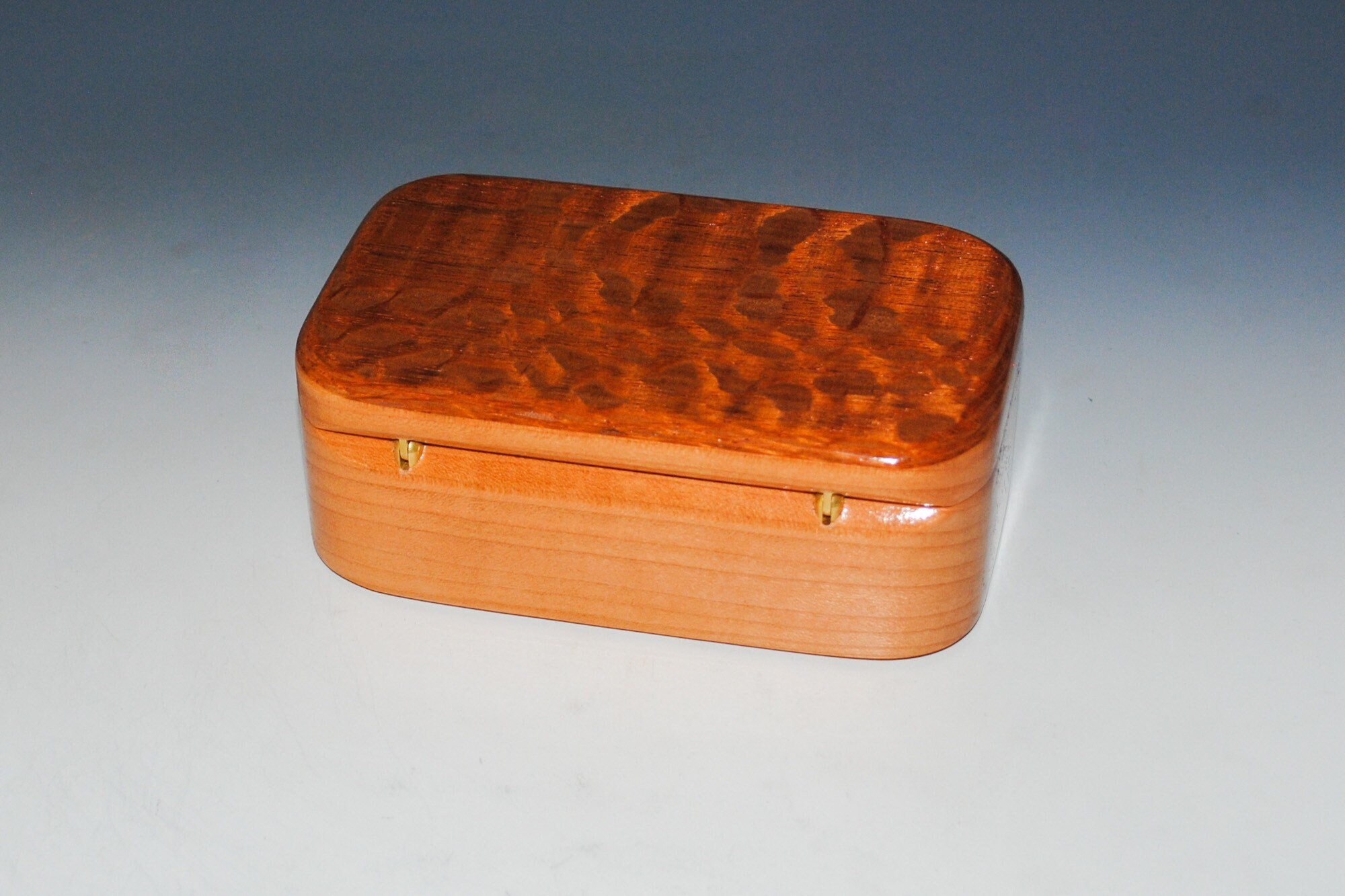 Wooden Trinket Box of Lacewood on Cherry Handmade in the USA | Etsy