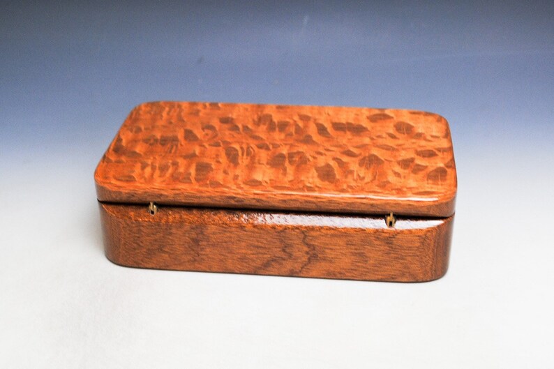 Handmade Wooden Box of Lacewood on Mahogany by Burlwoodbox - Etsy