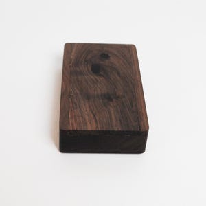 Slide Top Small Wood Box of Walnut With Figured Walnut Slide - USA Made ...