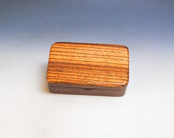 Very Small Wooden Box of Mahogany With Zebrawood by | Etsy