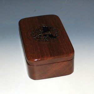 Tree of Life Engraved Wooden Treasure Box of Mahogany | Etsy