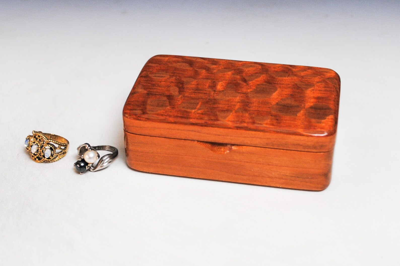 Very Small Wooden Box of Cherry & Lacewood Handmade by | Etsy