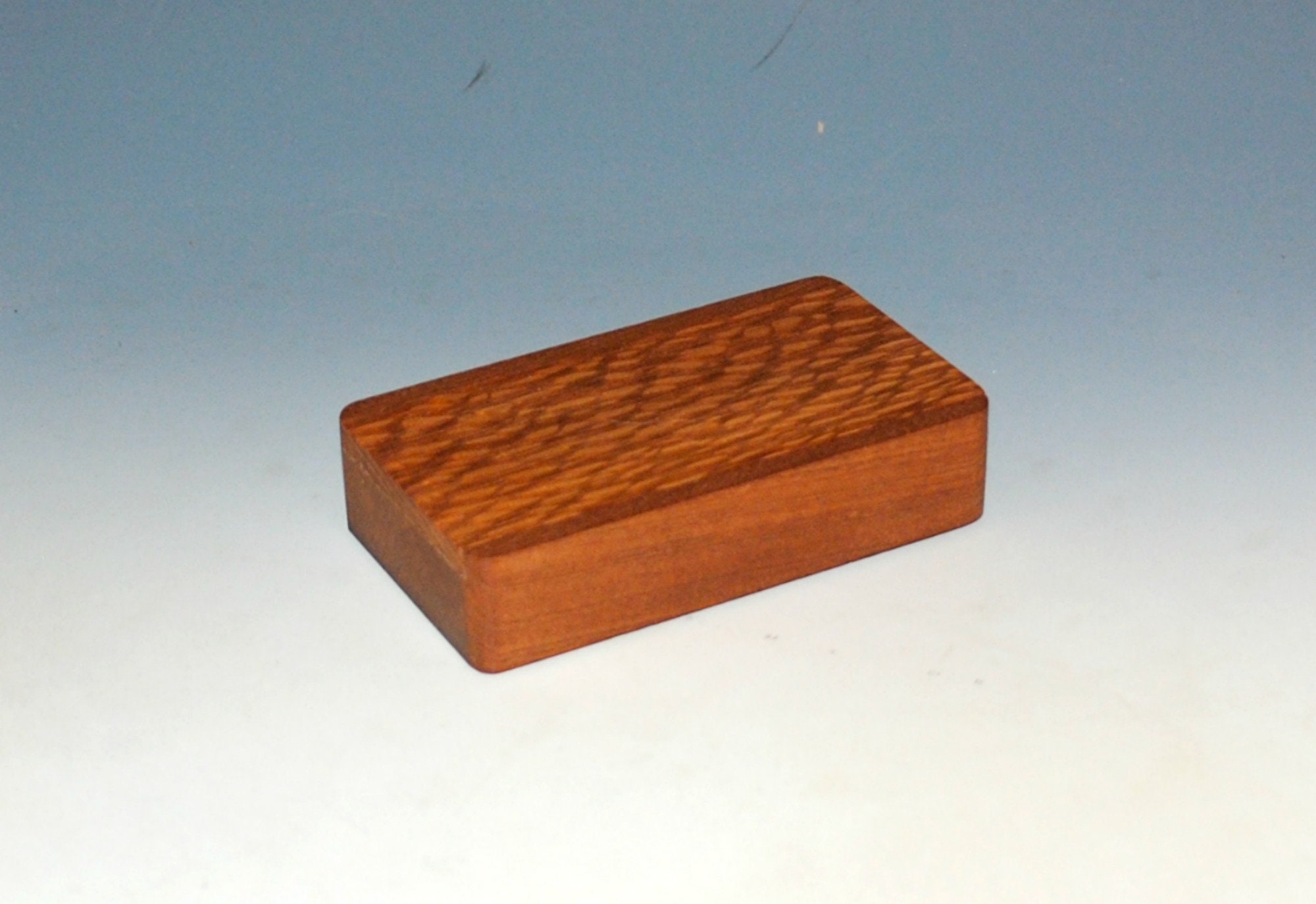 Slide Top Small Wood Box of Mahogany With Lacewood USA Made | Etsy