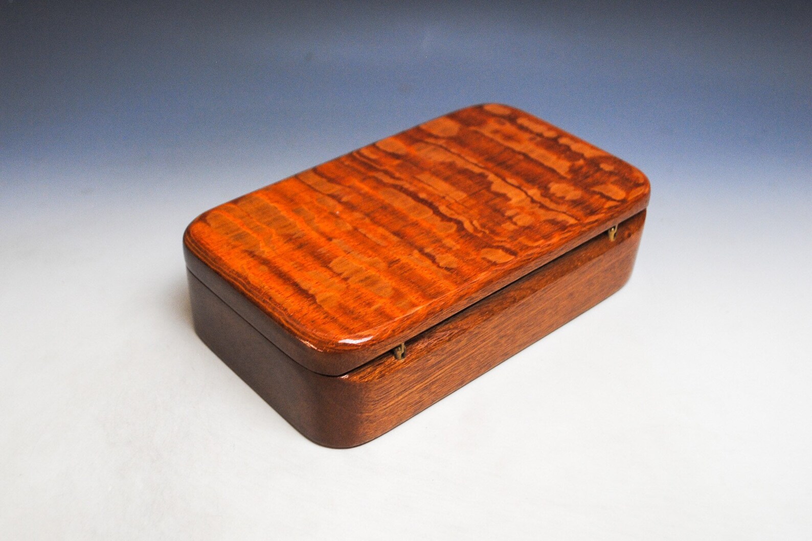 Handmade Wooden Box of Lacewood on Mahogany by Burlwoodbox - Etsy