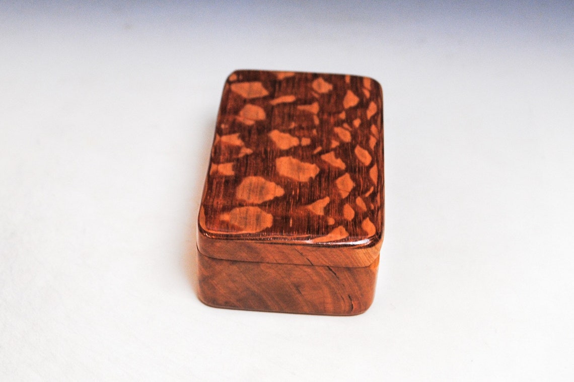 Very Small Wooden Box of Cherry & Lacewood Handmade by | Etsy